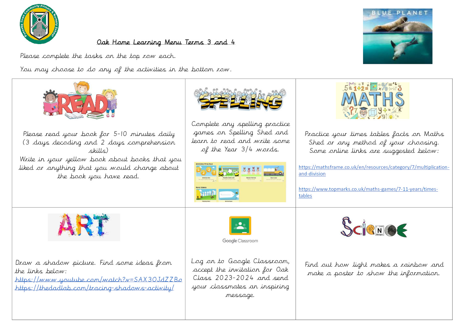 Welcome to Oak Class – Punnetts Town Community Primary School